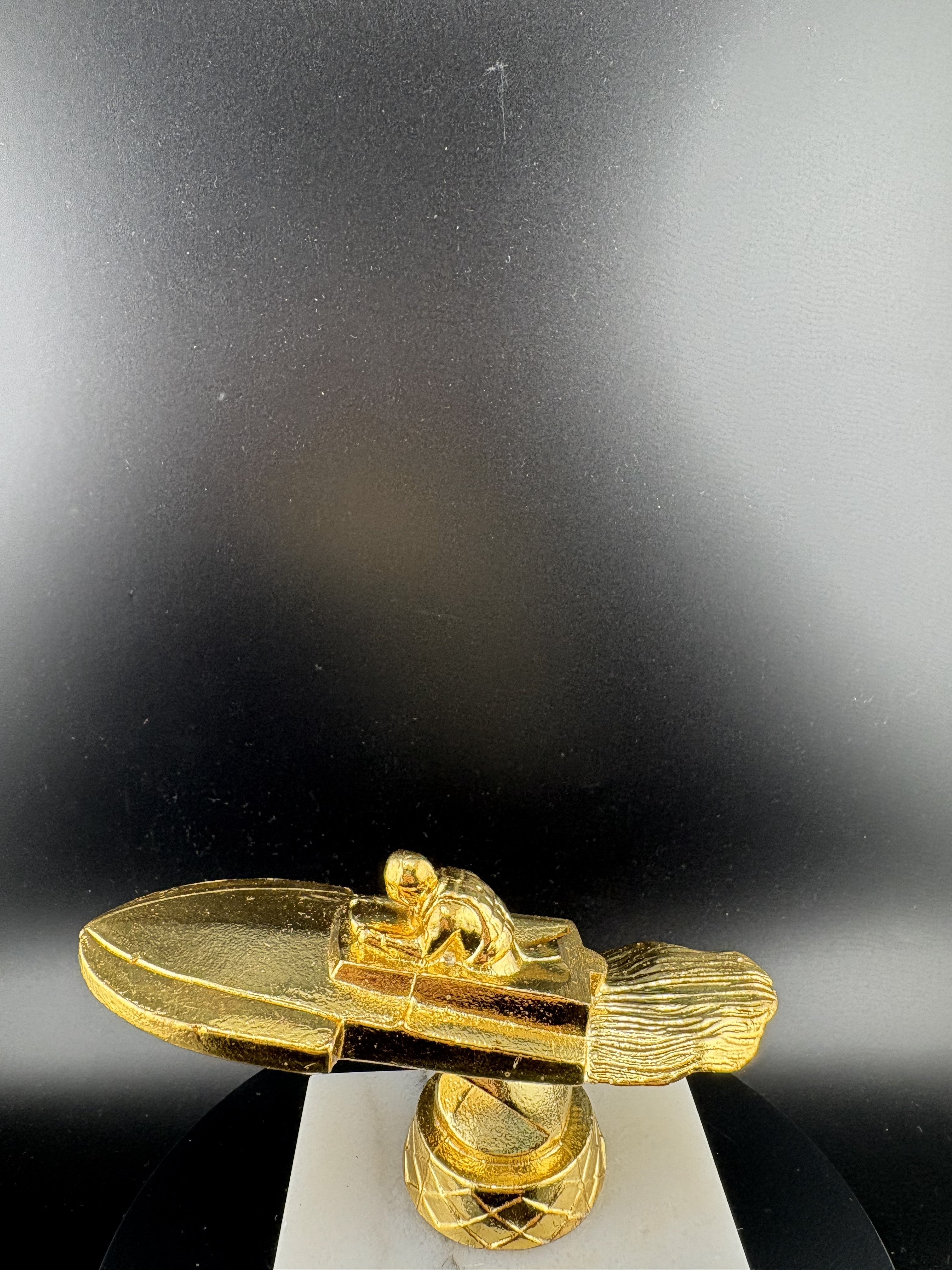 Vintage Gold Speed Boat Trophy 2 ½” – C.P.Dean Company