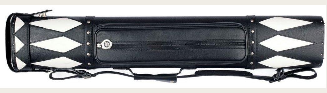 Nick Varner Black and White Diamond 2x4 Cue Case – C.P.Dean Company