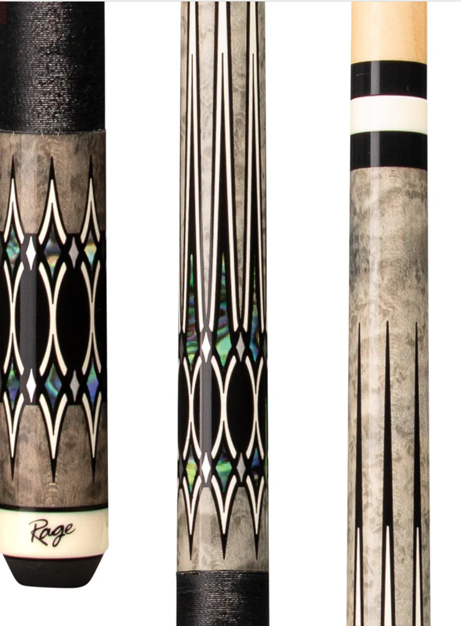 Rage Nacre Daggers Cue with Black Nylon Wrap – C.P.Dean Company