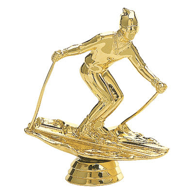 Snow Skier Figure, Male, Gold - 4 1/2" – C.P.Dean Company